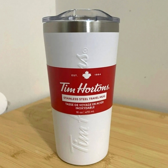 Kitchen | Brand New 223 Tim Hortons Stainless Steel Travel Mug 470ml ...